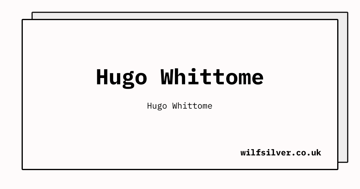 Hugo Whittome
